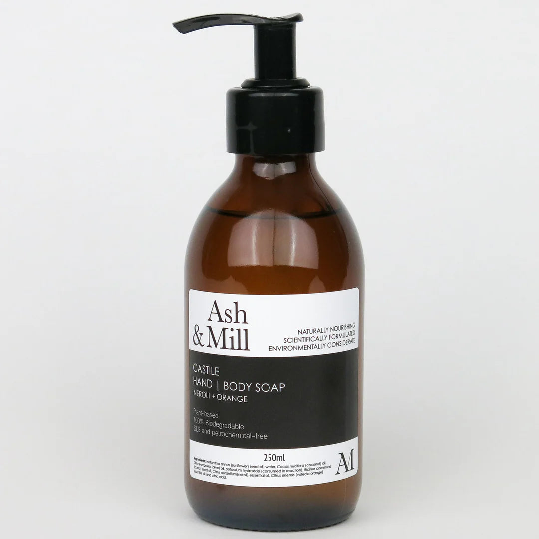 Ash & Mill - | Castile Hand & Body Liquid Soap 250ml – Melkbos to Morocco